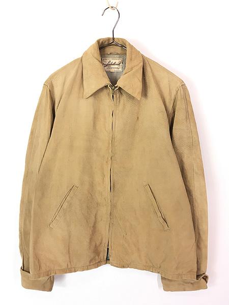 古着 40-50s Lakeland 「Cravenette」 コットン ギャバジン スポーツ ジャケット ギャバジャケ 40