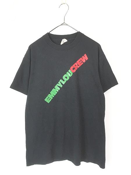 古着 80s USA製 Emmylou Harris 「EMMYLOU CREW」 オルタナ ロック クルー Tシャツ L