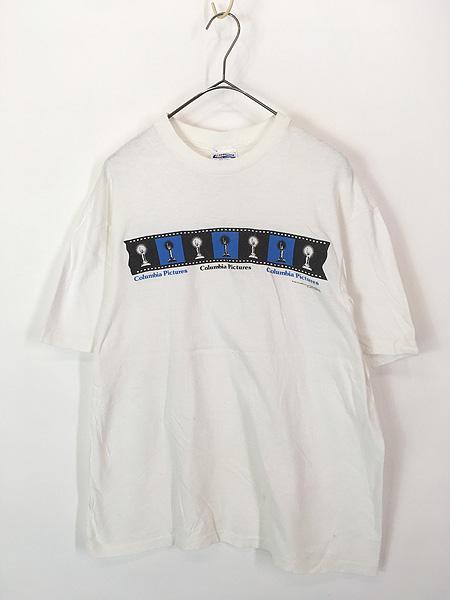 古着 90s USA製 Columbia Pictures コロンビア 映画 ムービー Tシャツ XL