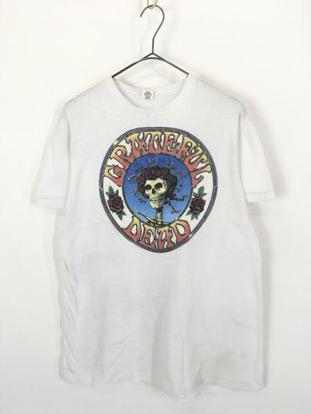 古着 70-80s USA製 Grateful Dead 「Skull & Rose」 スカル ローズ ロック バンド Tシャツ L