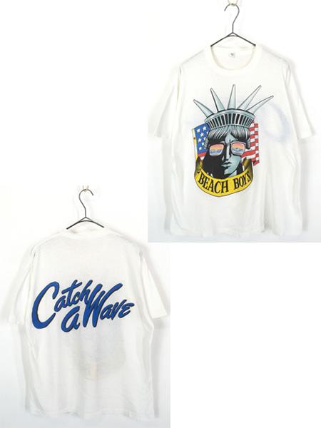 古着 90s USA製 The Beach Boys 「Catch a Wave」 ツアー ロック バンド Tシャツ XL