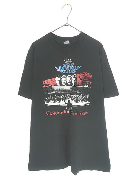 古着 90s USA製 The Moody Blues 「Colorado Symphony Musical Experience Red Rocks」 プログレ ロック バンド Tシャツ XL