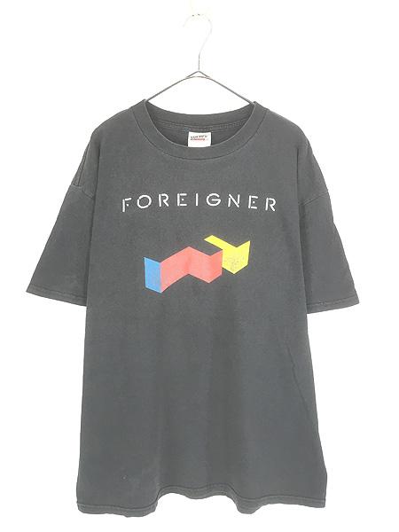 古着 90-00s FOREIGNER ツアー ハード ロック バンド Ｔシャツ XL