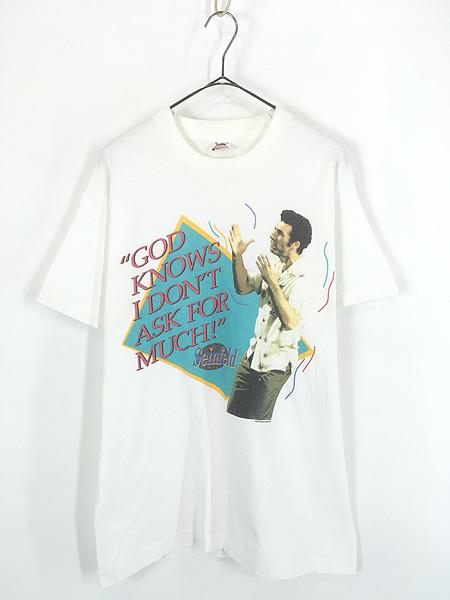 古着 90s USA製 Seinfeld となりのサインフェルド コメディー TV ドラマ Tシャツ M 古着