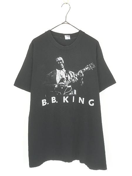 古着 90s USA製 gear inc. 「B.B. KING」 フォト R&B ブルース ミュージック Tシャツ XL