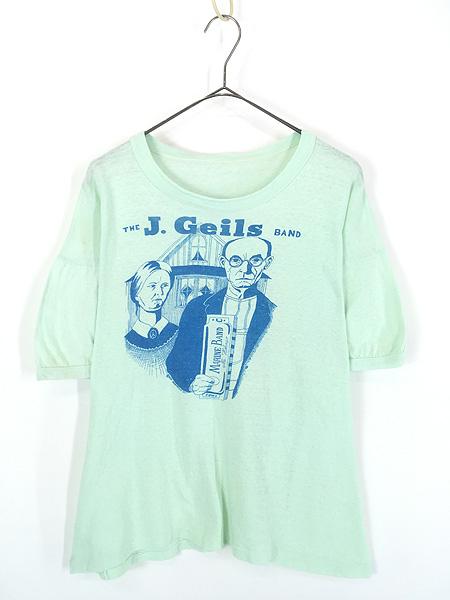 古着 70s The J. Geils Band 「American Gothic」 パロディー ブルース ロック バンド Tシャツ XL位