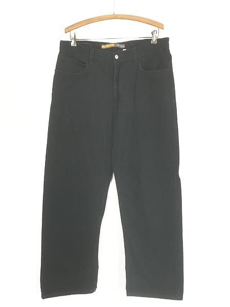 古着 00s Levi's Silver Tab 「Loose」 ブラック デニム ルーズ パンツ ジーンズ W35 L31 古着