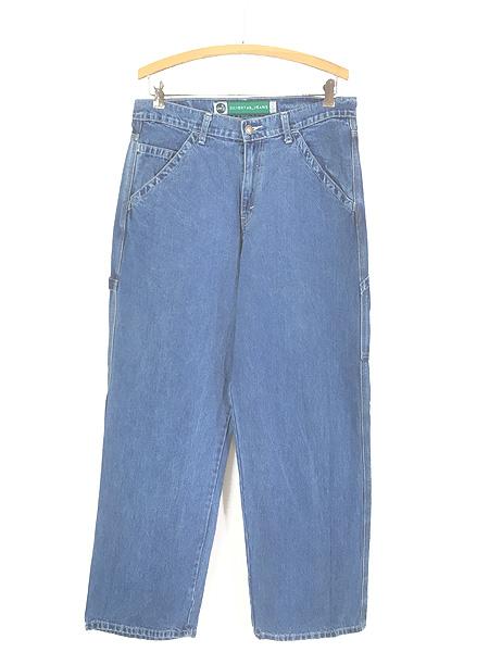 古着 90s- Levi's Silver Tab 655-0740 ブルー デニム ペインター パンツ ジーンズ W34 L31 古着