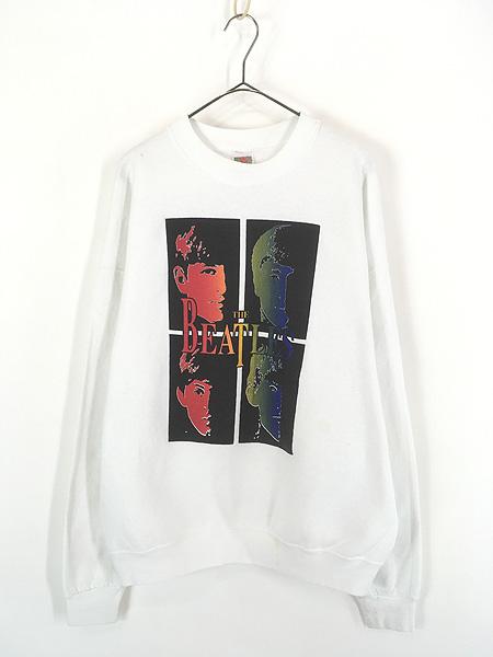 古着 90s The Beatles 「Warren Dragon Marching Band」 ツアー ロック ミュージック バンド スウェット トレーナー XL