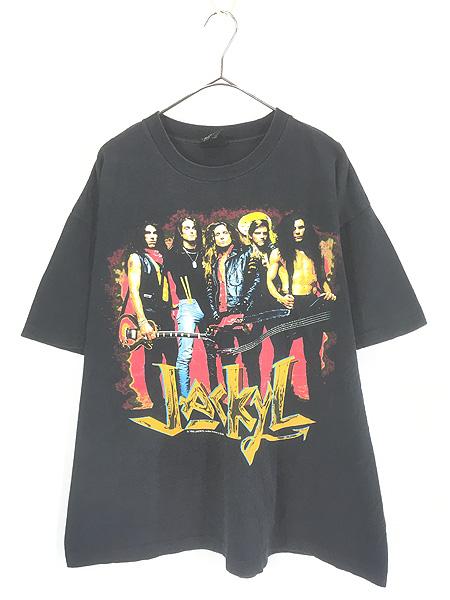 古着 90s USA製 Jackyl 「Rock Me Roll Me Jackyl Me Off」 サザン メタル ハード ロック バンド Tシャツ XL