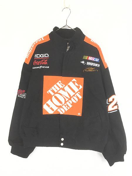 古着 CHASE 「The  」 ホーム デポ 企業 刺しゅう レーシング ジャケット L