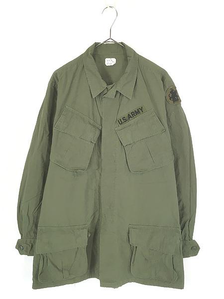古着 60s 米軍 US ARMY 4th ポプリン ベトナム ジャングル ファティーグ トロピカル ジャケット M-L