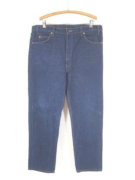 古着 90s USA製 Levi's 505-0217 真紺 ブルー デニム パンツ ジーンズ スリム W39 L30