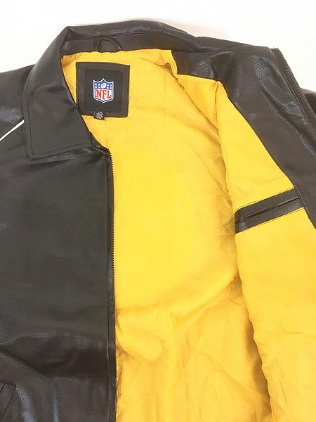 古着 NFL Pittsburgh Steelers スティーラーズ 両面 刺しゅう パデット