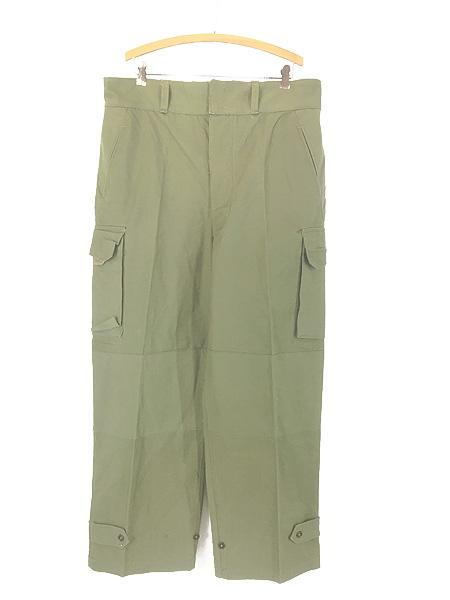 古着 Deadstock!! 40-50s フランス軍 名作 M47 M-47 前期 ヘビー コットンツイル フィールド カーゴ パンツ 37