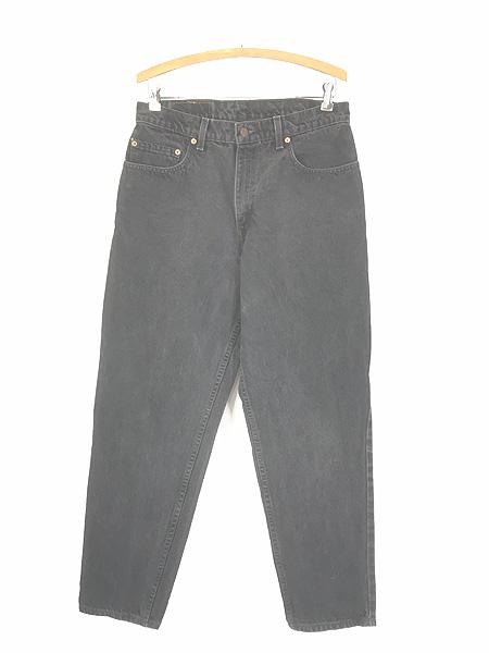 古着 90s Levi's 560-0260 サルファ スーパー ブラック デニム パンツ ジーンズ スーパーテーパード W31 L29