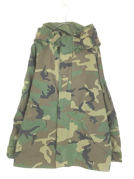 古着 00s 米軍 ECWCS 1st 後期 ウッドランド カモ 迷彩 GORE-TEX ゴア パーカー L-R ミント!!
