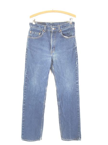 古着 00s USA製 Levi's 505-0216 濃紺 ブルー デニム パンツ ジーンズ スリム W31 L31