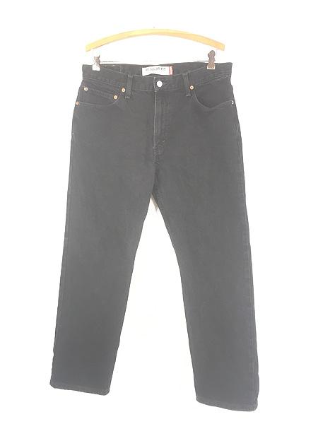 古着 00s Levi's 505-0260 サルファ スーパー ブラック デニム パンツ ジーンズ スリム W33 L29