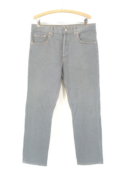 古着 00s USA製 Levi's 501-0194 先染め グレー デニム パンツ ジーンズ ストレート W34 L29.5