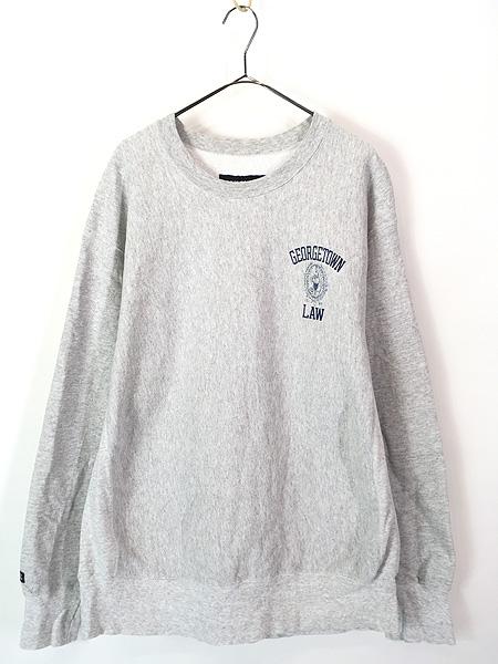 古着 90s Jansport ETOWN 「G LAW」 BIGアルファベット リバース タイプ ヘビー スウェット トレーナー XL