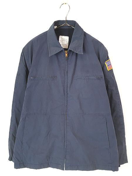 古着 80s 米軍 USN ミリタリー ネイビー ユーティリティー ジャケット 44R