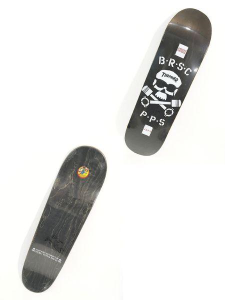 雑貨 古着 Deadstock!! Pocket Pistols Skates 「Alex Sorgente BRSC」 グラフィック スケート ボード デッキ ブラック