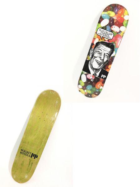 雑貨 古着 Deadstock!! Pocket Pistols Skates 「Let Them Eat Jellybeans」 ポートレート グラフィック スケート ボード デッキ