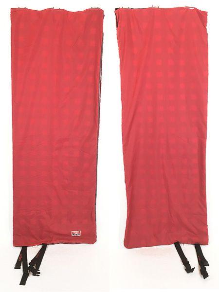 雑貨 古着 90s Marlboro UNLIMITED ナイロンシェル チェック フランネル SLEEPING BAG シュラフ 寝袋 OD アウトドア 古着