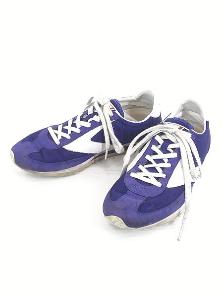 雑貨 古着 80s BROOKS Brooks Vanguard スエード×ナイロン メッシュ ローカット スニーカー シューズ 26cm 古着