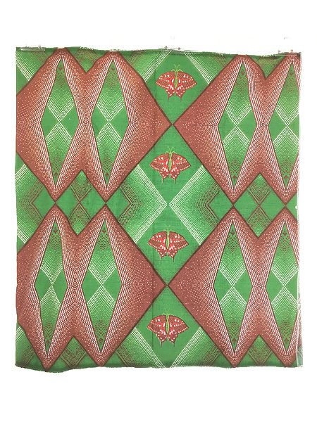 雑貨 古着 70s- 蛾 昆虫 ドット 総柄 カバー ファブリック シーツ インテリア 古着