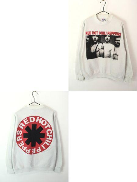 古着 90s USA製 Red Hot Chili Peppers 「Portrait」 レッチリ ミクスチャー ロック バンド スウェット トレーナー M