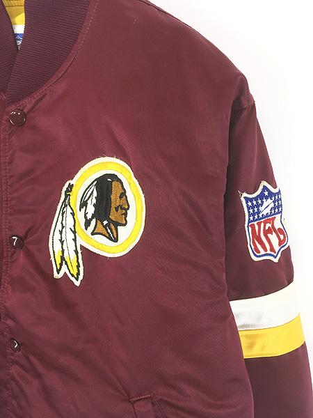 古着 80s USA製 NFL Washington Redskins レッドスキンズ パッチ 光沢