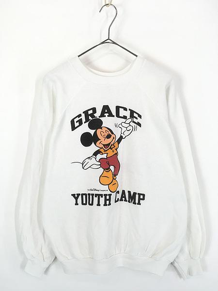 古着 80s USA製 Champion Disney ミッキー スウェット トレーナー XL 古着