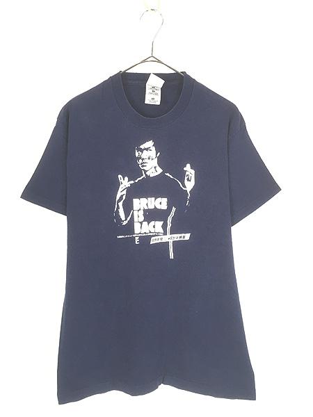 古着 90s 製 Bruce Lee ブルース リー 死亡遊戯 日比谷映画 日本広告 Tシャツ M 古着