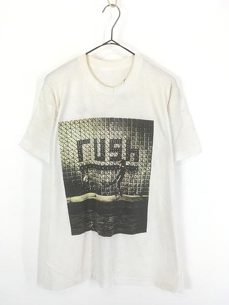 古着 90s RUSH 「Roll the Bones 1991-92」 ツアー プログレ ヘヴィ メタル ロック バンド Tシャツ XL位