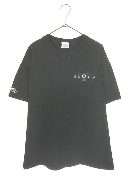古着 00s M. Night Shyamalan 「Signs」 サイン ホラー 映画 ムービー プロモ Tシャツ L