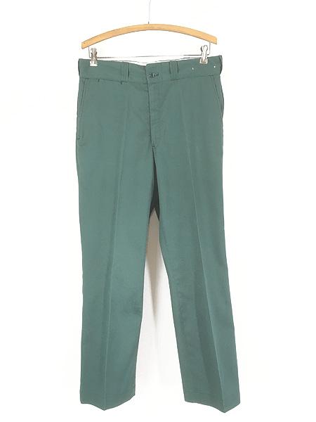 古着 70s BIG MAC JC Penney コットンツイル ワーク チノ パンツ ストレート OG W33 L29.5 ミント!!