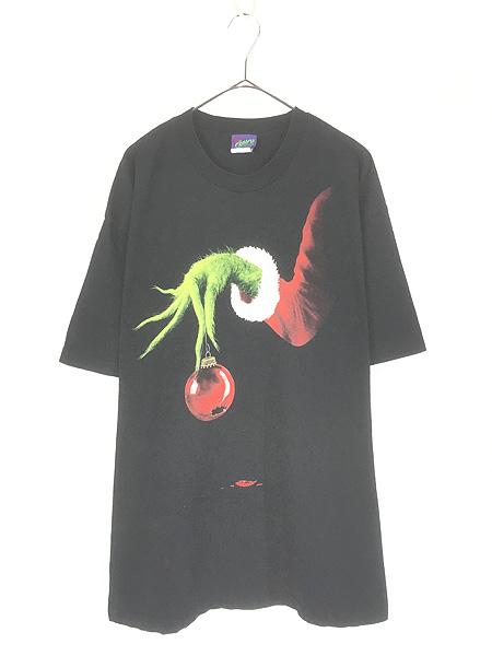 古着 00s Dr Seuss 「How the Grinch Stole Christmas!」 グリンチ クリスマス オーナメント オールド ムービー Tシャツ XL 古着