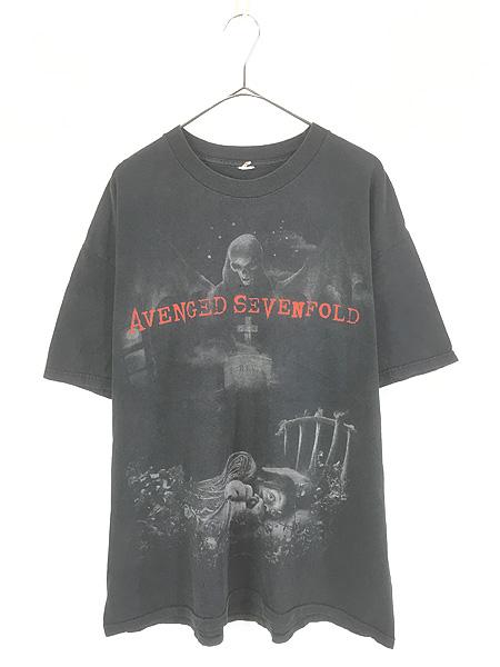 古着 10s A7X Avenged Sevenfold 「Nightmare」 ハードコア ヘヴィ メタル ロック バンド Tシャツ XL位