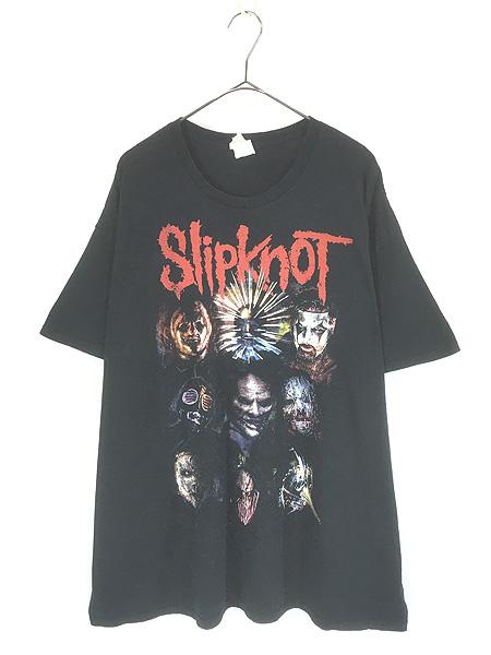 古着 10s Slipknot 「Prepare For Hell Wold Tour 2014-2015」 ツアー 覆面 ハードコア ヘヴィ メタル ロック バンド Tシャツ 2XL