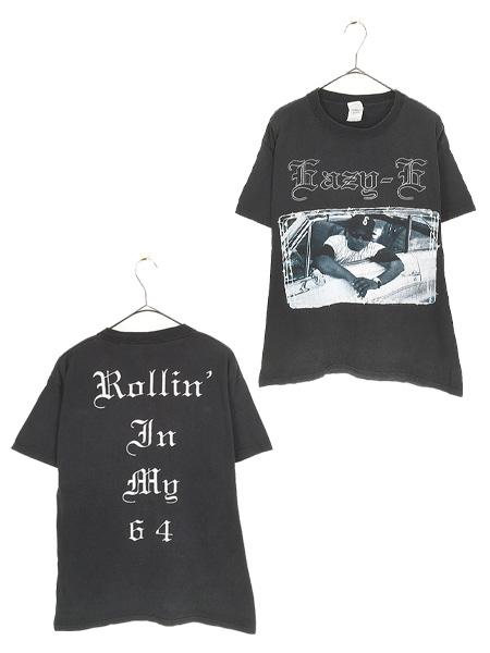 古着 00s EAZY-E 「Rollin' In My 64」 ヒップホップ ラップ Tシャツ L