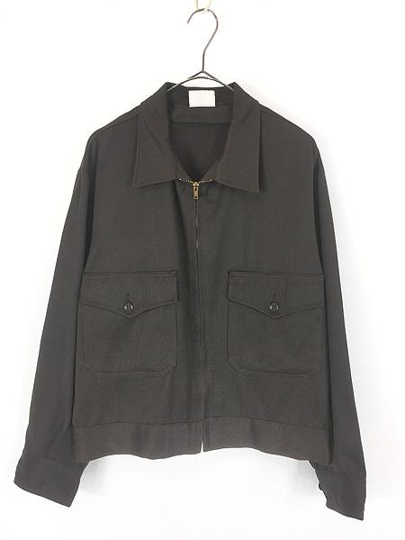 古着 60s MR.2 PLY × Goldfish 別注 2ポケット レーヨン混 コットン ギャバジン ワーク ジャケット ブルゾン 44S 美品!!