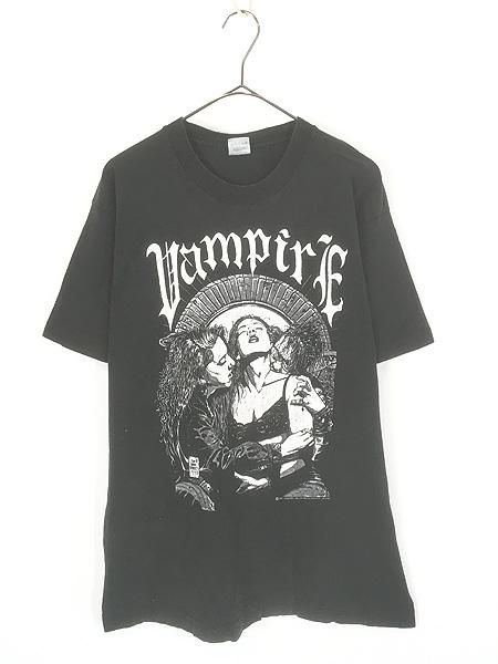 古着 90s USA製 Timothy Bradstreet 「Vampire」 バンパイア アート Tシャツ L