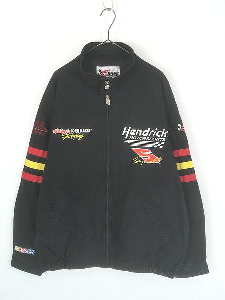 古着 90s CHASE No5 「Terry Labonte」 ドライバー刺しゅう レーシング ジャケット L 古着
