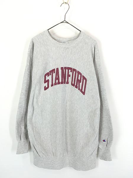 古着 90s USA製 Champion Reverse Weave 「STANFORD」 カレッジ リバース スウェット 3XL 古着