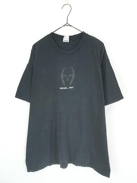 古着 00s PEARL JAM 「Binaural」 BI レアパターン!! グランジ ロック バンド クラッシュ Ｔシャツ XL