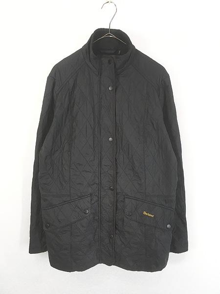 レディース 古着 Barbour 裏地フリース スタンドカラー キルティング ジャケット L位