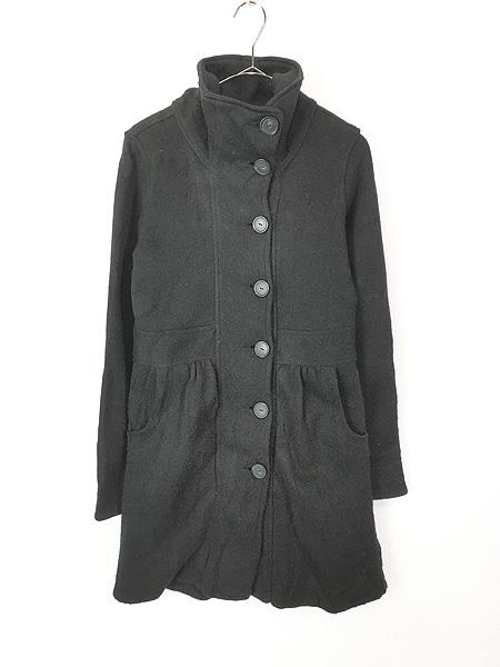 レディース 古着 13s patagonia 「Better Sweater」 ニット地 シンプル ハイネック フリース コート 黒 S 古着