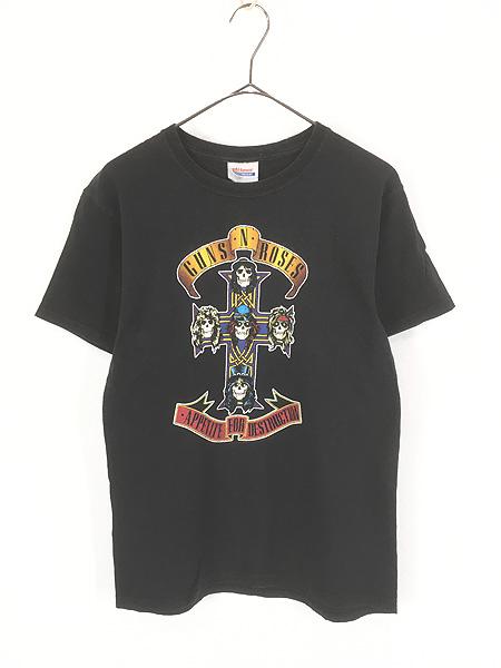 レディース 古着 00s GUNS N' ROSES 「APPETITE FOR DESTRUCTION」 ハード ロック バンド Tシャツ S 古着